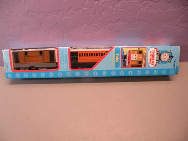 TRACKMASTER ROAD & Rail System Thomas & Friends Toby 2001 Motorized ...