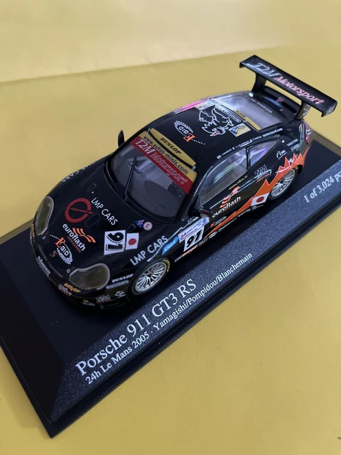 PORSCHE 911 GT3 rs n°91 lemans 2005 minichamps 1/43 EUR 18,00 - PicClick FR