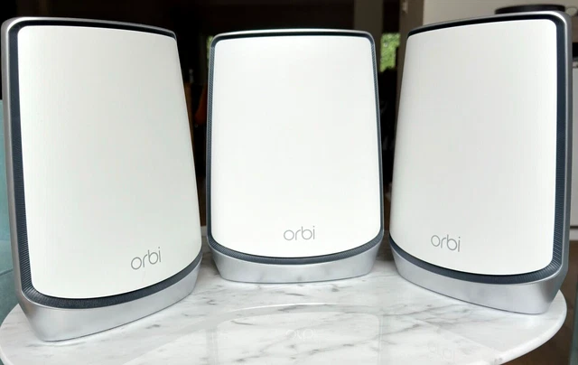 Netgear Orbi Ax6000 Tri Band Mesh Wifi 6 System 2 X Satellite Rbk853 511 51 Picclick Au