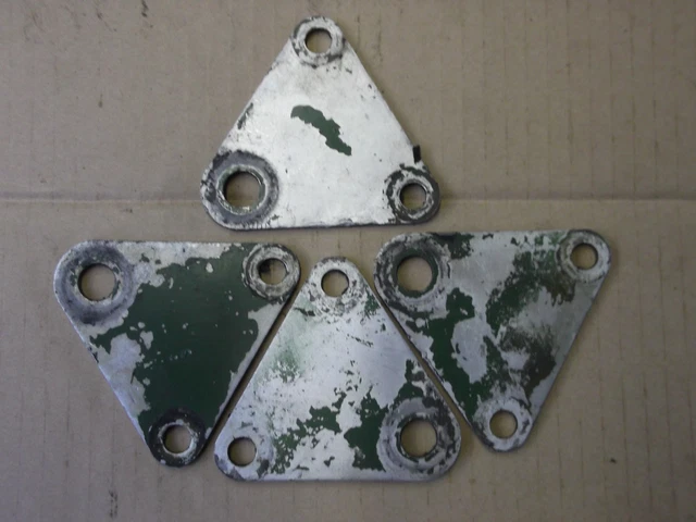 ATCO VILLIERS 2 stroke kick start engine mounting plate bracket x 2 ...