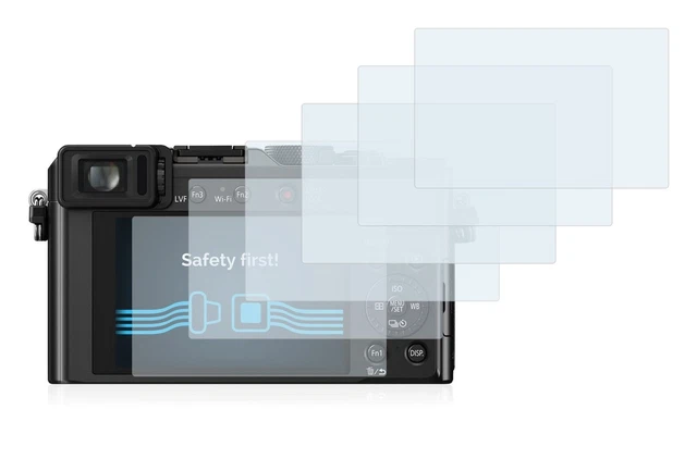 PANASONIC LUMIX DMC-LX100, 6 x Transparent ULTRA Clear Camera Screen ...