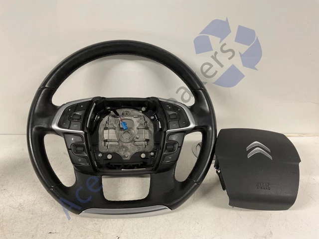 CITROEN C4 B7 Mk2 10-15 Pre-Facelift Steering Wheel With Multifunctions ...