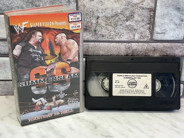 WWF SUMMERSLAM '98 1998 PPV VHS Video PAL: Wrestling Stone Cold ...