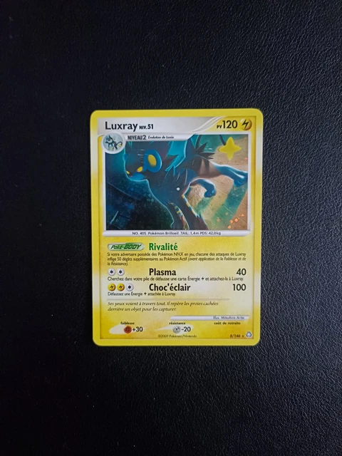 CARTE POKÉMON LUXRAY 8/146 Holo D&P Éveil Des Légendes FR EUR 9,50 - PicClick FR