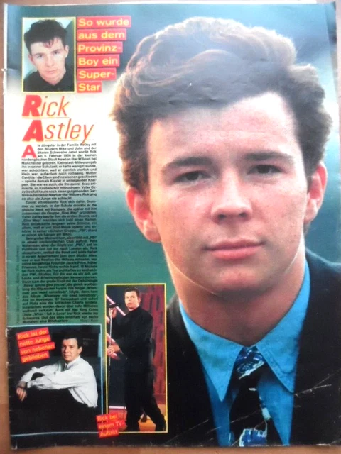 RICK ASTLEY + BROS --- 2x Bravo-A4 --- Clipping B 831 EUR 3,90 ...