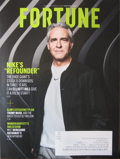 FORTUNE MAGAZINE FEBRUARY/MARCH 2025 - Nike's "Refounder" - Elliott ...