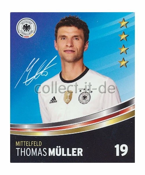REWE EM 2016 DFB Sammelkarte 19 Thomas Müller EUR 1,00 - PicClick DE