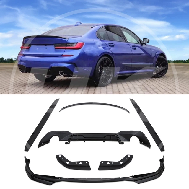 AERO BODY KIT M Performance Style Splitter Skirts For Bmw 3 Series G20 ...