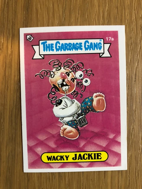 WACKY JACKIE The Garbage Gang Series 1 (AUS) Topps GPK Pail Kids MINT ...