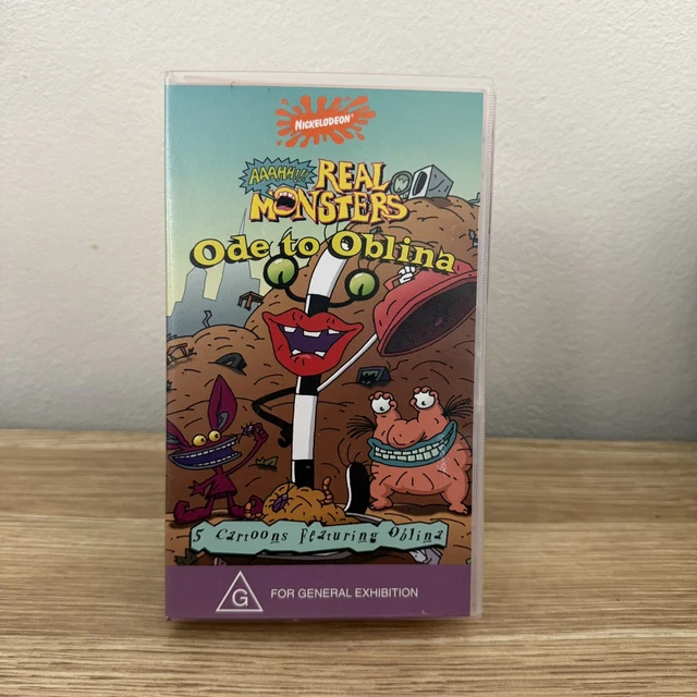 AAAHH!!! REAL MONSTERS Ode To Oblina VHS orange Nickelodeon £15.70 ...