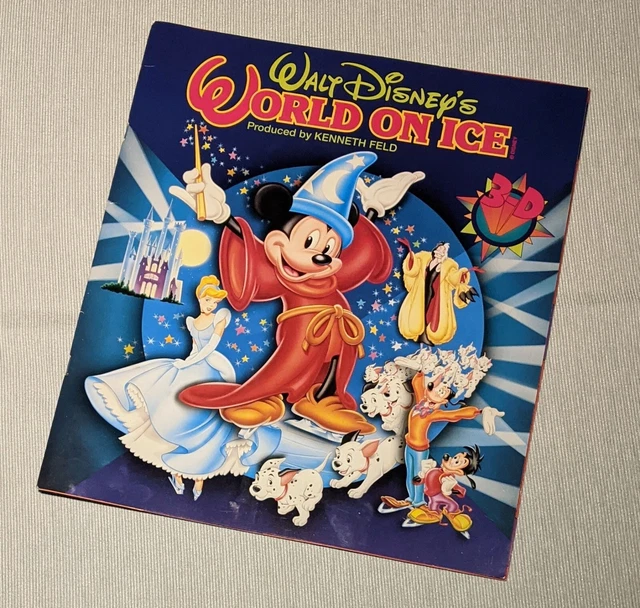 WALT DISNEY'S WORLD On Ice 1998 Program Book with 3-D Glasses (NEW ...