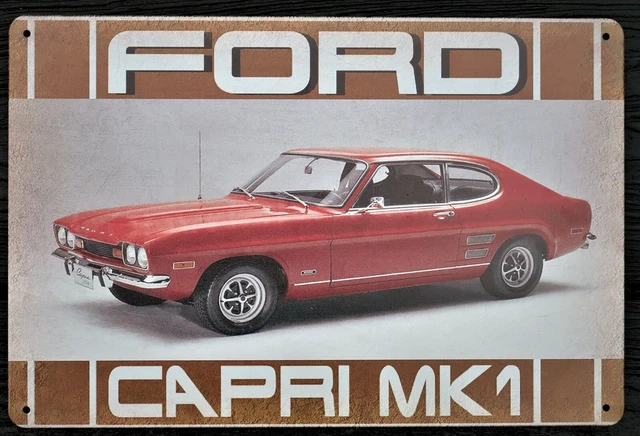 FORD CAPRI METAL Garage Sign Wall Plaque Vintage mancave A4 £8.99 ...