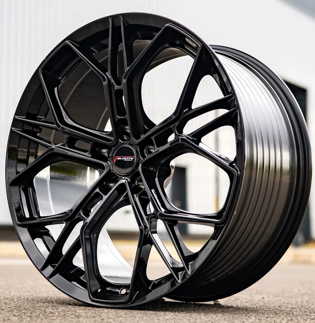 20& AUDI Q6 E-Tron 2024-2026 Velocity Vf7 F/Formed Gloss Black 8.5J 10J ...