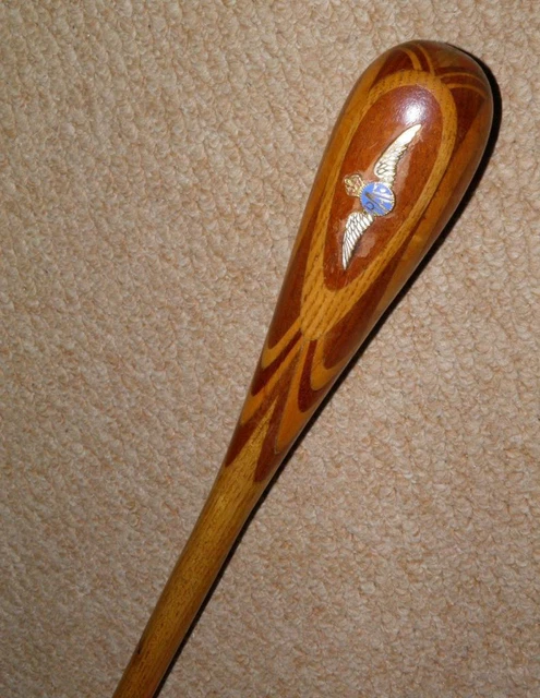 WW2 MILITARY RAF Oak Walking Stick / Cane - Aircraft Propeller ...