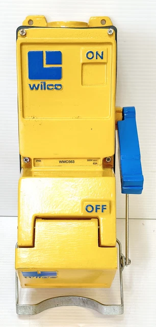 CLIPSAL WILCO WMC563 3+E 63A 500V Switched Socket Outlet IP56 Metalclad ...
