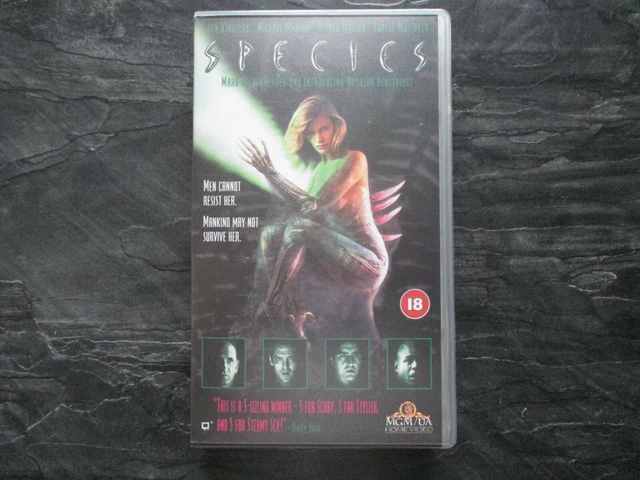 SPECIES VHS ORIGINAL Warner Vhs Home Video Vhs Not Big Box Vhs Ex Rental Vhs £9.99 - PicClick UK