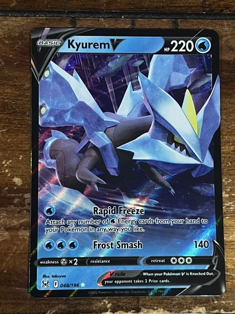 KYUREM V 048/196 - Origine perdue - Carte Holo Pokémon JCG ultra Rare ...