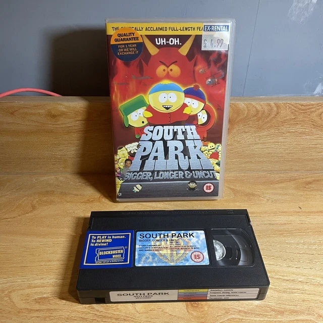 SOUTH PARK: BIGGER, Longer & Uncut (Special Edition VHS!) EX Rental ...