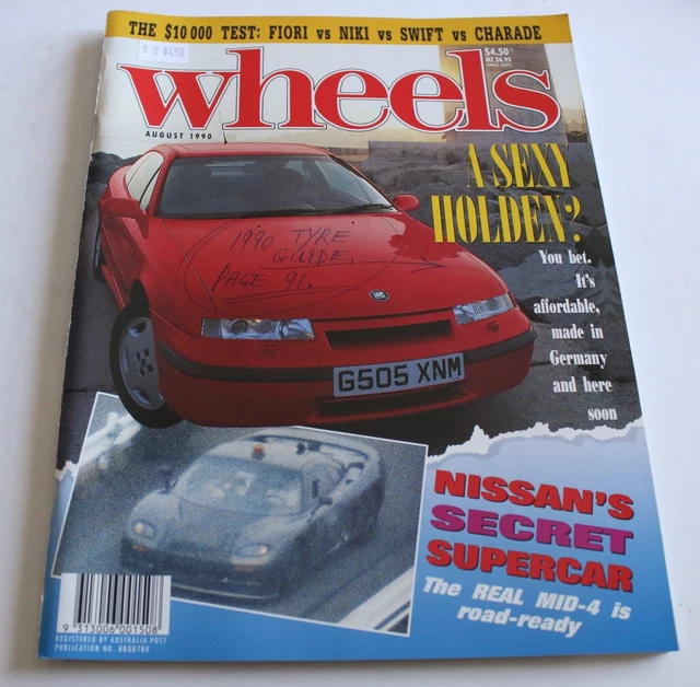 WHEELS AUGUST 1990 Holden Commodore SV 5000 Carisma Collection $15.00 ...