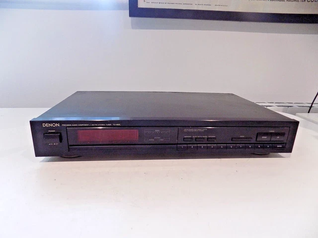 DENON TU-460L AM-FM Sintonizzatore stereo nero originale testato ...
