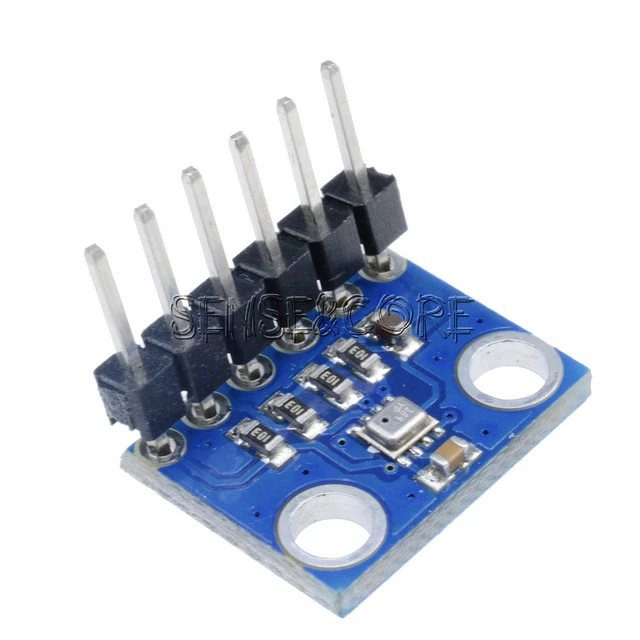 DIGITAL BAROMETRIC PRESSURE Sensor Board Swap I2C/SPI BMP280 3.3V Blue ...