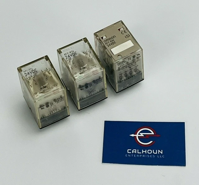 (LOT OF 3) Omron MY4N Relay 14 PIN 24VDC 5A 250VAC *WARRANTY* EUR 22,31 - PicClick FR