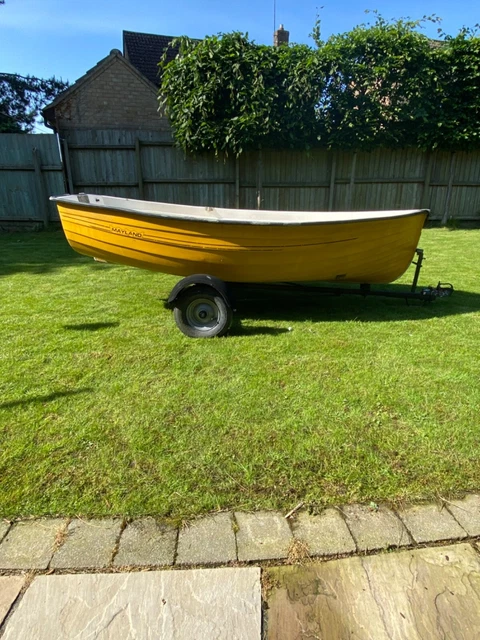 DINGHY TENDER ROWING boat fibreglass £495.00 - PicClick UK
