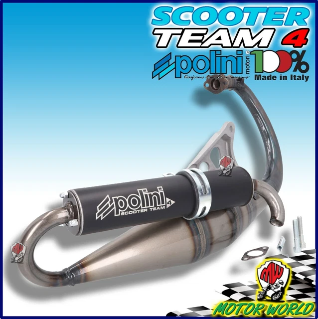 MARMITTA POLINI SCOOTER Team 4 Homologuée MBK Booster 50 Depuis 2004 ...