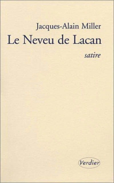 LE NEVEU DE Lacan | Jacques-Alain Miller | Bon état EUR 8,00 - PicClick FR