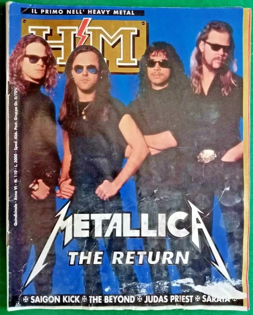 METALLICA - BIWEEKLY Magazine (HM) Year VI, No. 110 - Ref. 6573 £12.69 ...