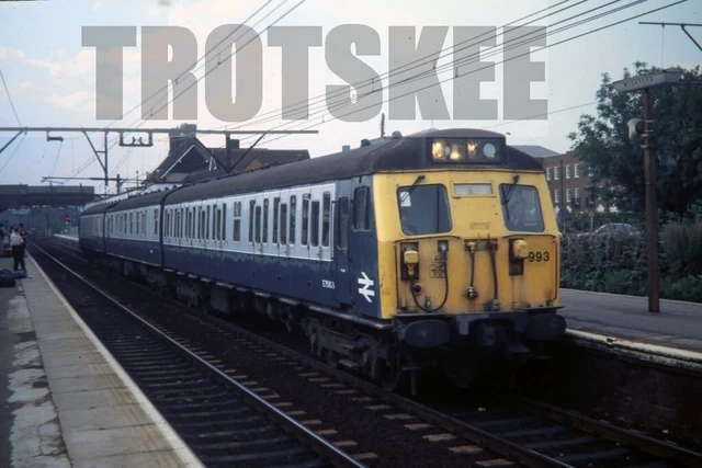 35MM SLIDE BR British Rail Electric EMU Class 305 993 Wickford 1987 ...