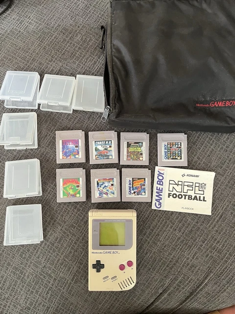 WORKING AUTHENTIC ORIGINAL Nintendo Gameboy Dmg-01 Console-With 7 Games ...