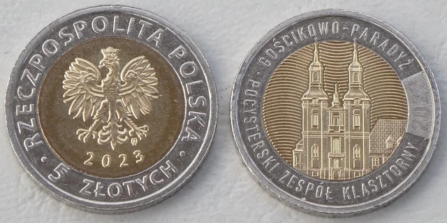 POLONIA/POLONIA 5 ZLOTYCH Moneta commemorativa 2023 Convento Paradies Y ...