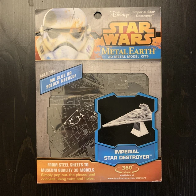METAL EARTH STAR Wars IMPERIAL STAR DESTROYER 3D Puzzle Micro Model $12 ...