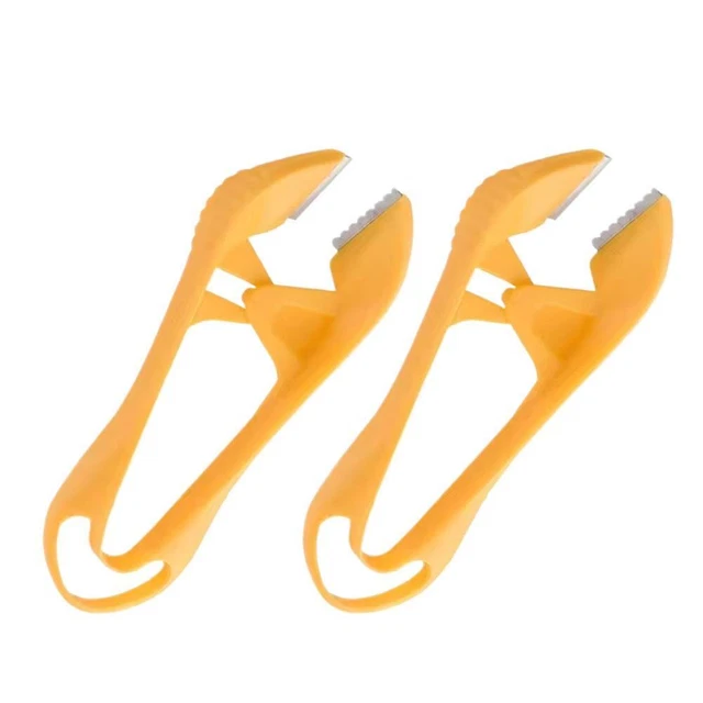 GARLIC SKIN REMOVER Clips Stainless Steel Vegetable Peeling Tool YNH £4 ...