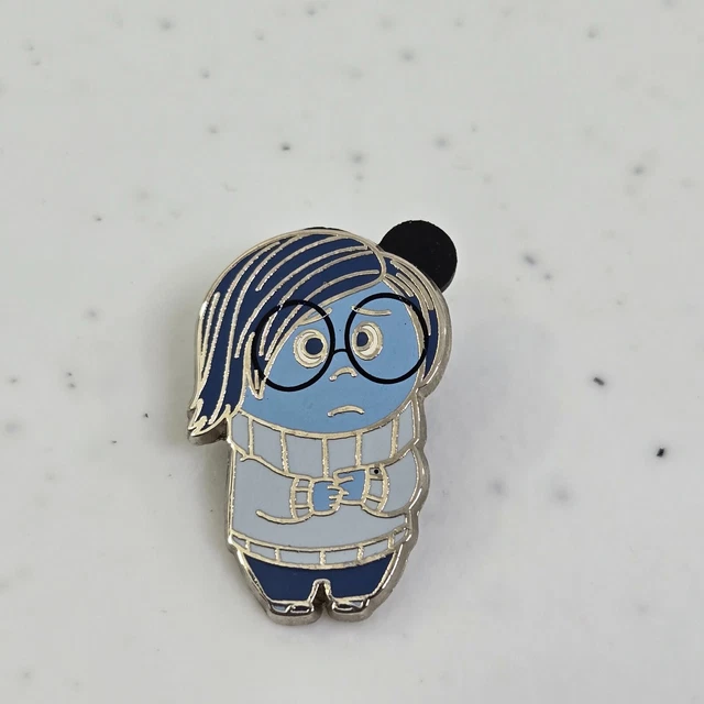 DISNEYLAND PARIS COLLECTABLE Pin Pixar Inside Out Sadness Blue Disney ...