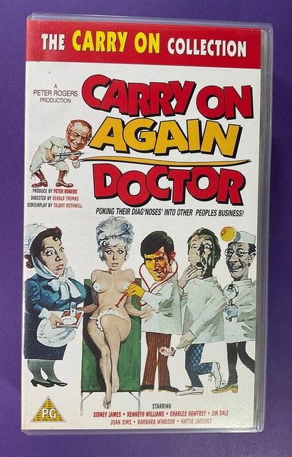 CARRY ON AGAIN Doctor, VHS Video, Barbara Windsor, Sid, James, Comedy ...