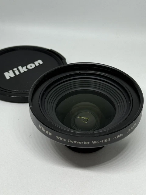 NIKON WIDE ANGLE Converter WC E-63 lens - good condition $19.99 - PicClick