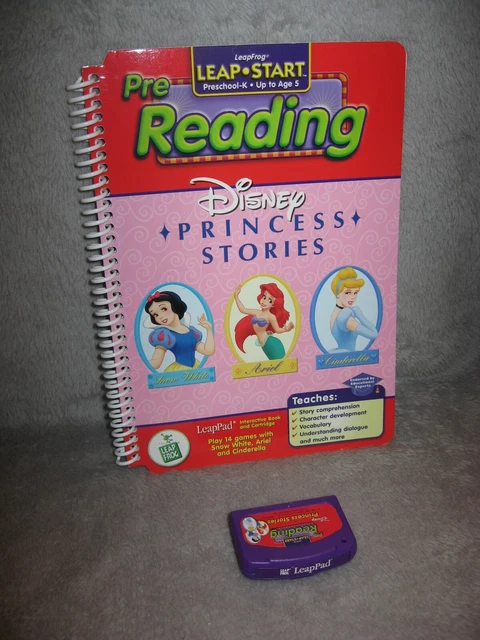 LEAPPAD ~ GRADE K ~Disney Princess Stories Book + Cartridge 2210B $12. ...