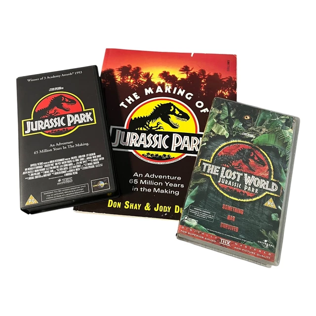 JURASSIC PARK 1 & 2 Lost World Bundle Video UK PAL VHS £19.99 - PicClick UK