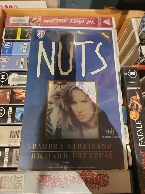 NUTS VHS EX Rental 1987 Barbara Streisand Richard Dreyfuss Warner Home ...