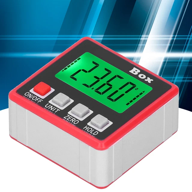 MAGNETIC DIGITAL LEVEL And Angle Finder Digital Level Angle Gauge Mini ...
