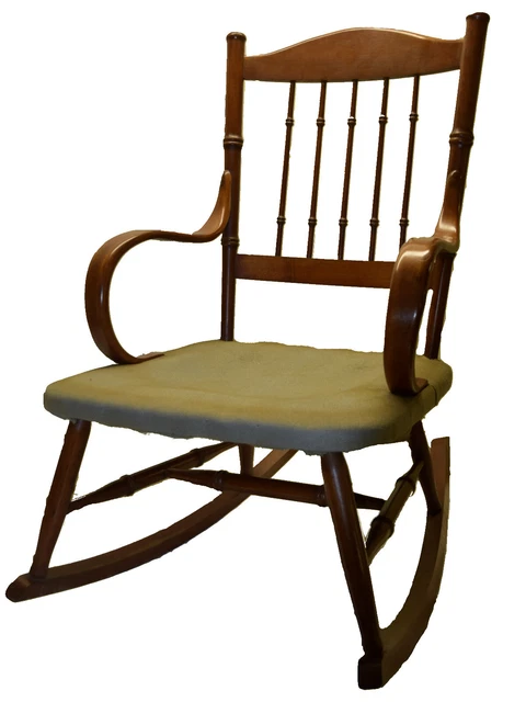 VINTAGE ROCKING CHAIR by Blanchard & Son 1930s $150.00 - PicClick