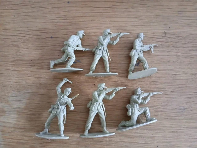 AIRFIX GERMAN AFRIKA Korps 1/32 Scale Soldiers WW2 6 Pieces £3.99 ...