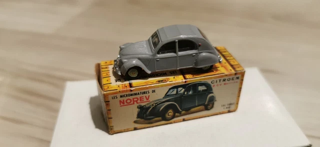 NOREV MICRO MINIATURES 1/86 HO - Citroen 2CV GRISE NEUVE EN BOITE EUR ...