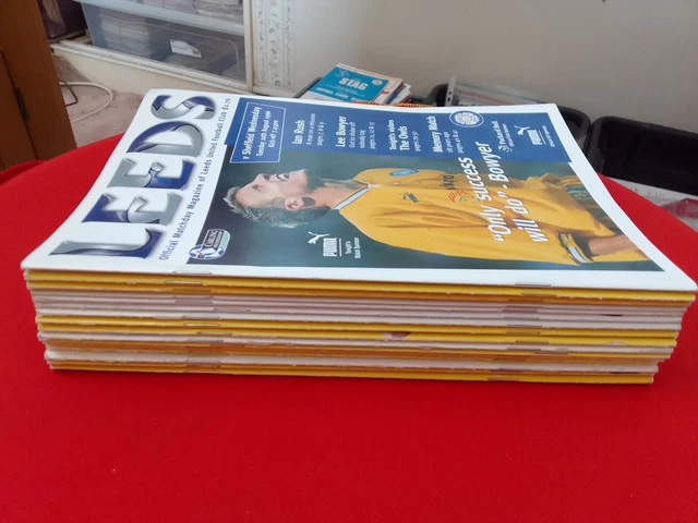 LEEDS UNITED X 16 1996/1997 Home Programmes All Listed £8.00 - PicClick UK
