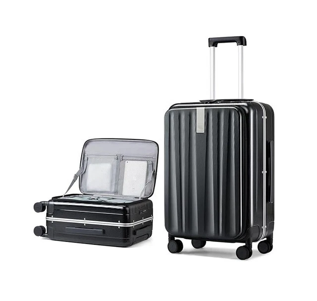 HANKE HARTSCHALENKOFFER TROLLEY Handgepäck Seitenklappe PC,TSA mit ...