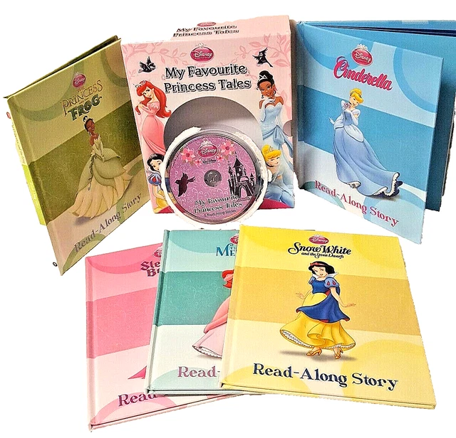 DISNEY MY FAVOURITE Princess Tales 5 Books Slip case Read Along ...