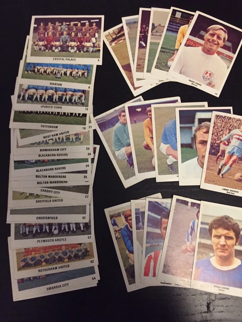 1970 THE SUN Football Swap Cards £1.15 - PicClick UK