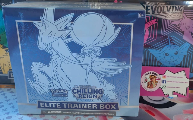 POKEMON CHILLING REIGN Elite Trainer Box (Sword & Shield ETB) BRAND NEW ...